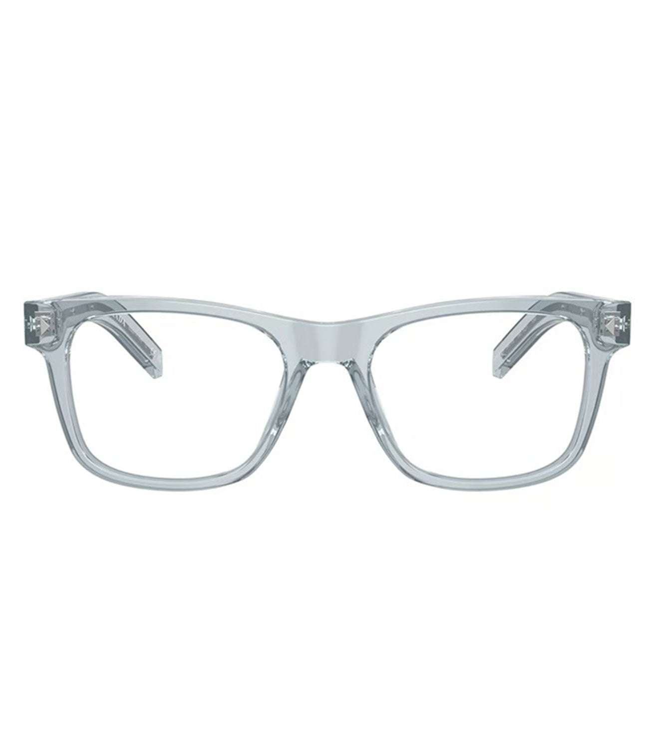 Prada Men's Transparent Square Optical Frame