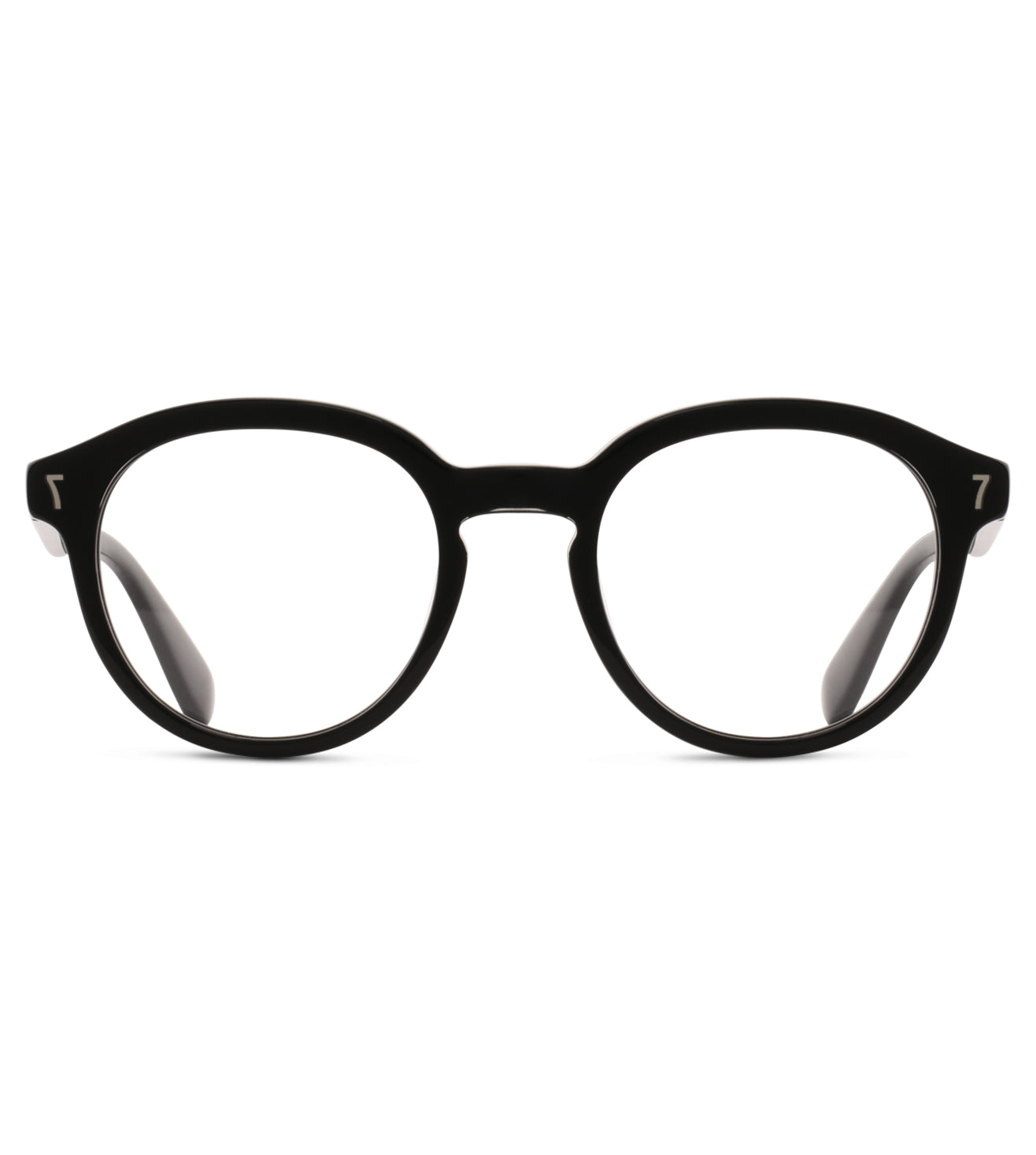 CR7 Black Round Optical Frame For Unisex CR7006O.009.GLS