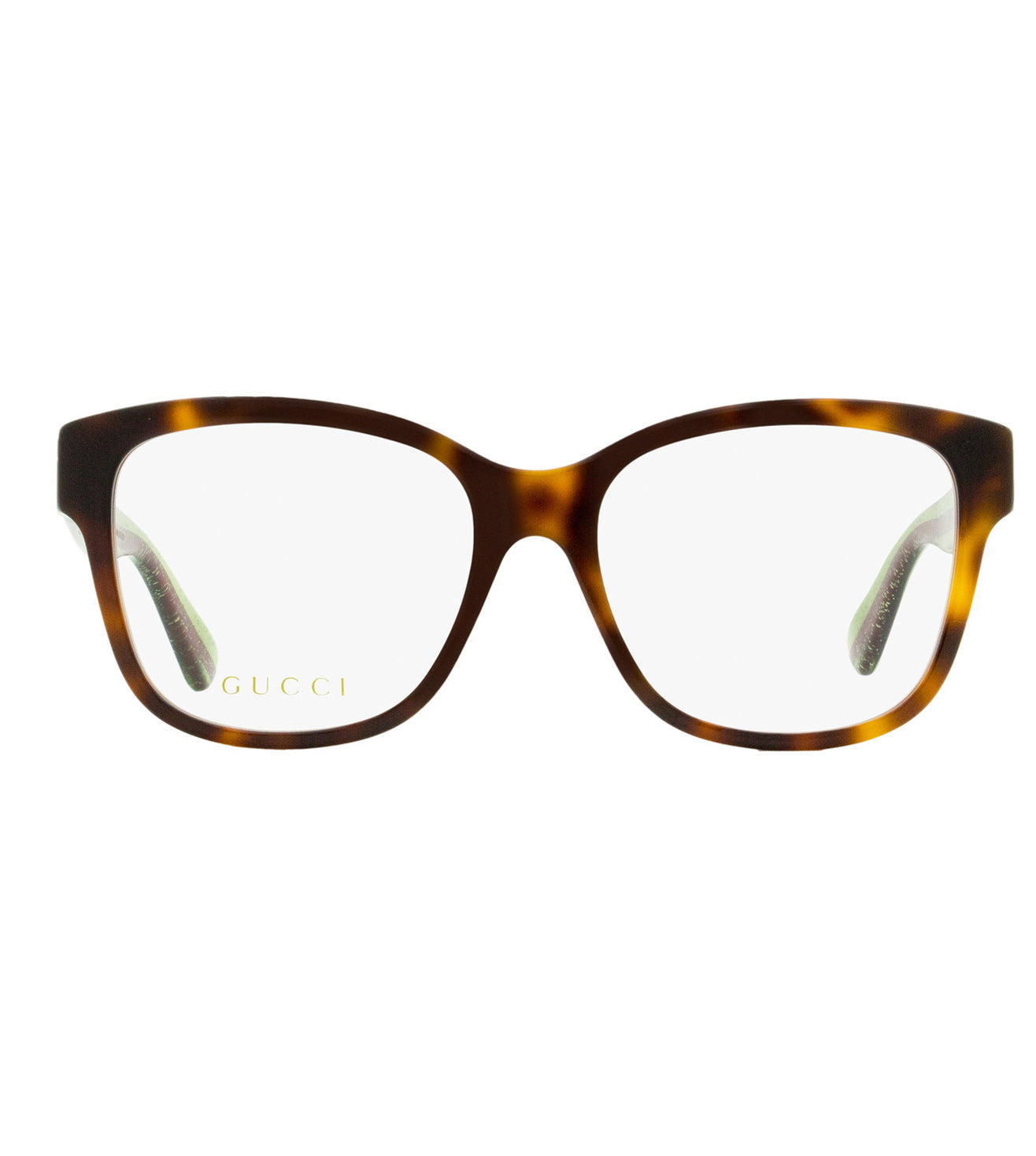 Gucci Women's Havana Square Optical Frame